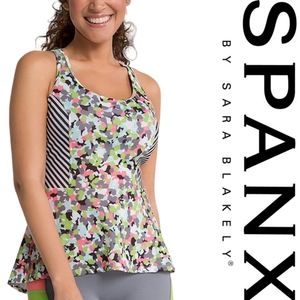 SPANX Tops | Large Vivacious Pink Shapewear Tank | Poshmark